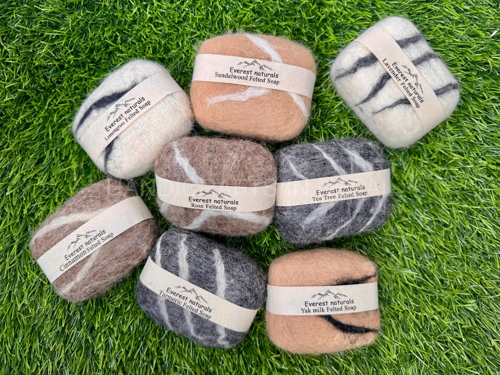 Everest Naturals Felted Soap - Handicrafts In Nepal